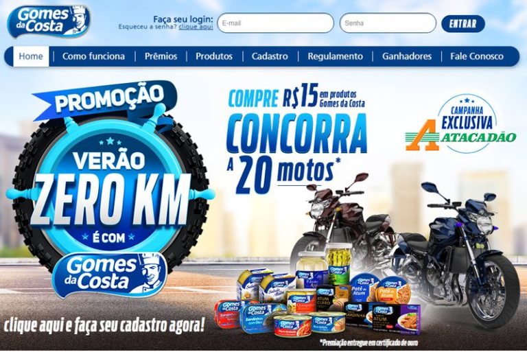 Concorra A 20 Motos Na Promoção Gomes Da Costa 2019 Concorra A 20 Motos Na Promoção Gomes Da Costa 2019