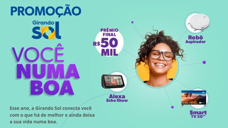 Promoção Girando Sol 2023 Você numa Boa: Como Participar, Prêmios e ...