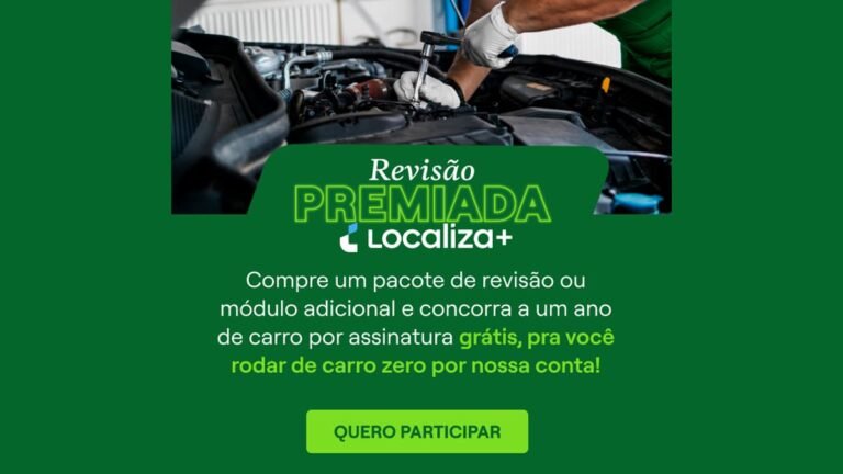 Promoção Localiza 2024: Ganhe 1 Ano de Locação Grátis
