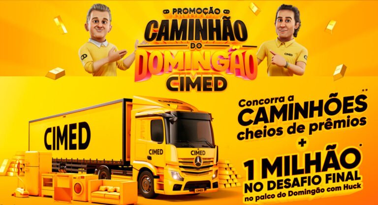 Ganhadores e Resultado: Promoção Caminhão do Domingão CIMED encerrada.