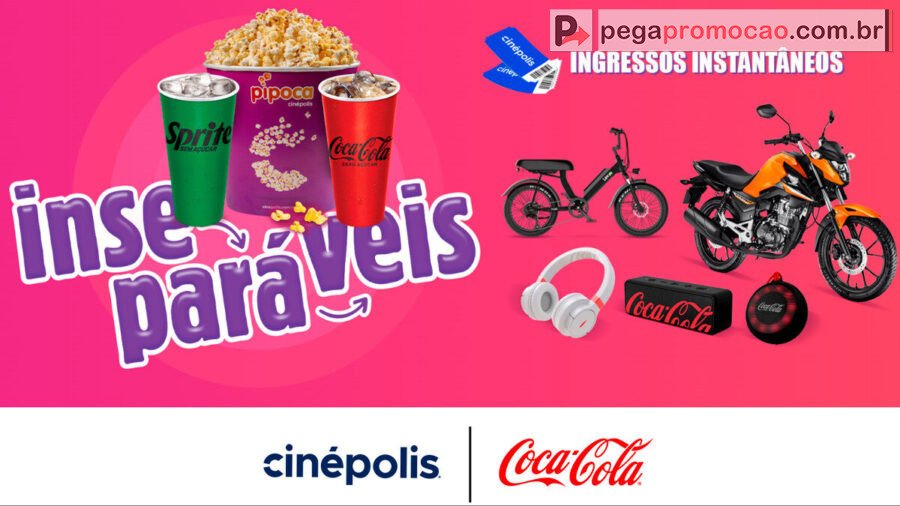 Promoção Inseparáveis Cinépolis Coca-Cola 2025